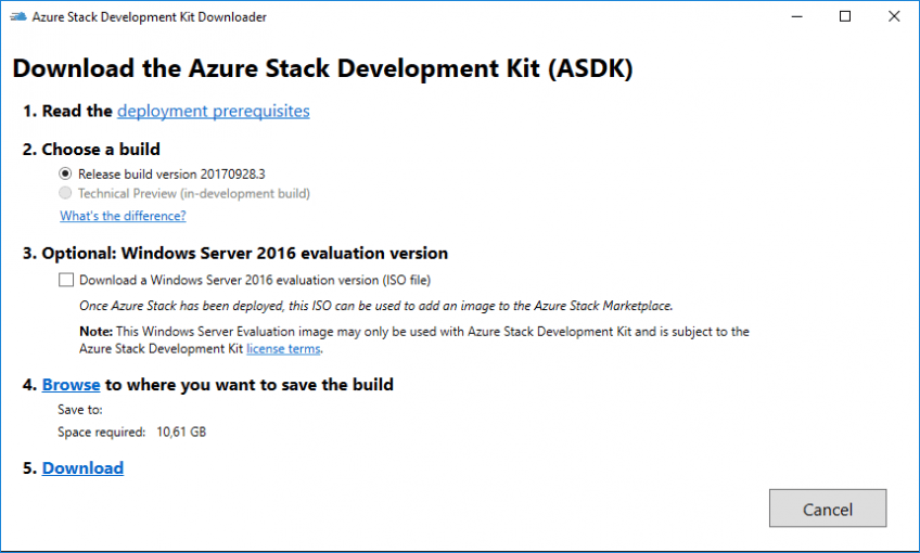 Installing Azure Stack Development Kit in a Hyper-V Nested VM – Hyper-V Server Blog