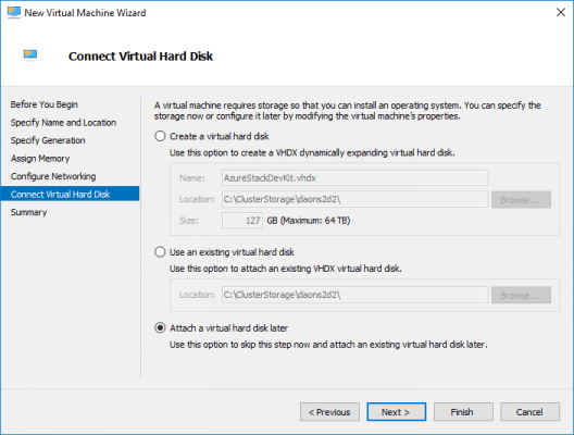 Installing Azure Stack Development Kit in a Hyper-V Nested VM – Hyper-V Server Blog